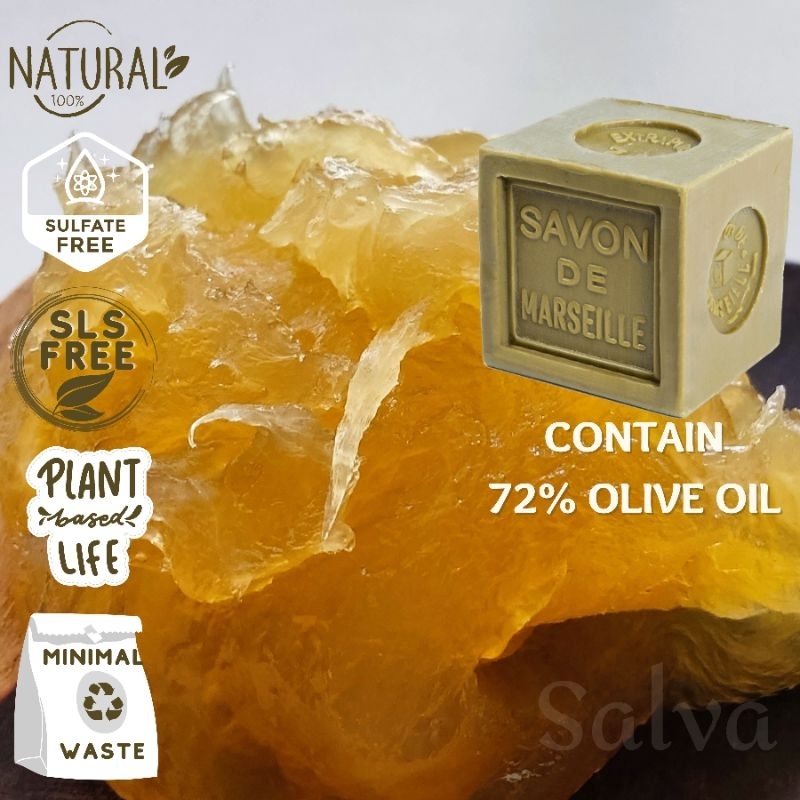 Jual 72% OLIVE OIL LIQUID SOAP BASE PASTE A LA SAVON DE MARSEILLE SABUN ...