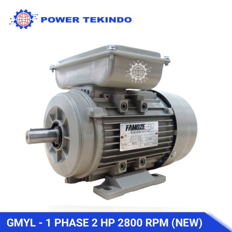 Jual Famoze Pro Dinamo 2 HP 2800 RPM 1 Phase 1.5 KW Electric Motor GMYL 2 PK Dinamo Penggerak ...