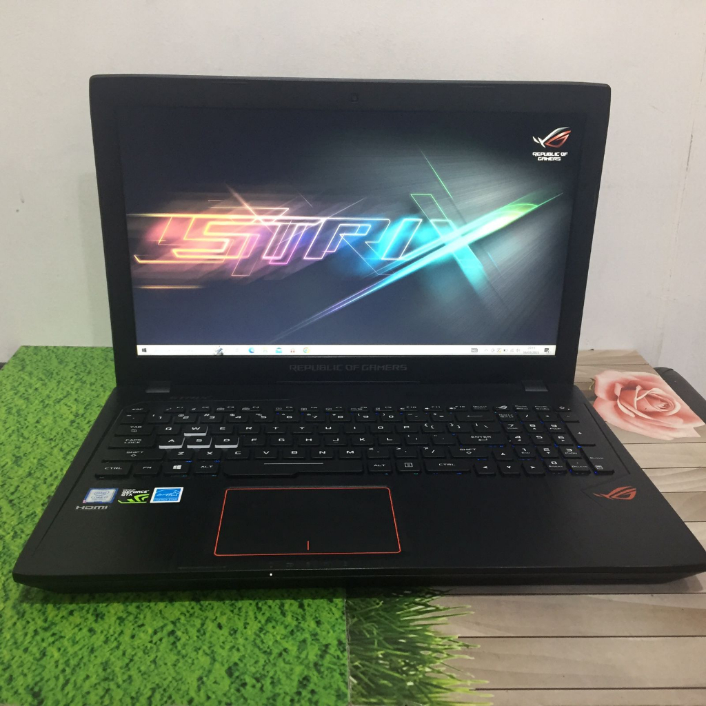Jual Laptop Gaming Asus ROG Strix GL553VD Core i7 gen 7 RAM 16GB SSD ...