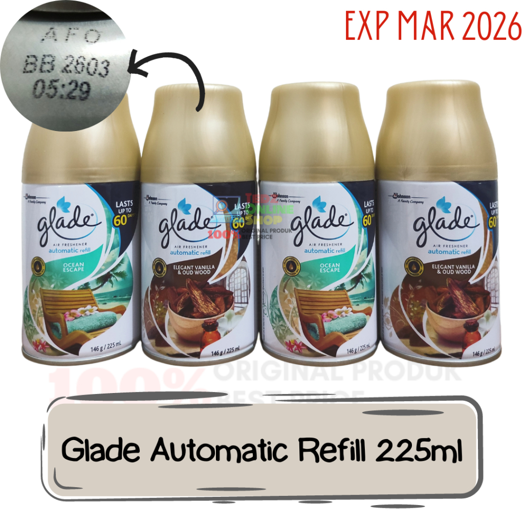 Jual Glade Automatic Spray Refill 225ml | Shopee Indonesia