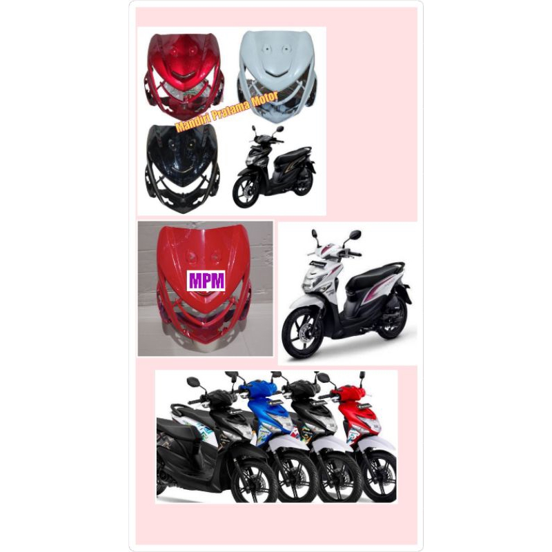 Jual COVER BODY DEPAN FRONT PANEL KAP DEPAN/ TAMENG DEPAN BEAT POP 2014 ...