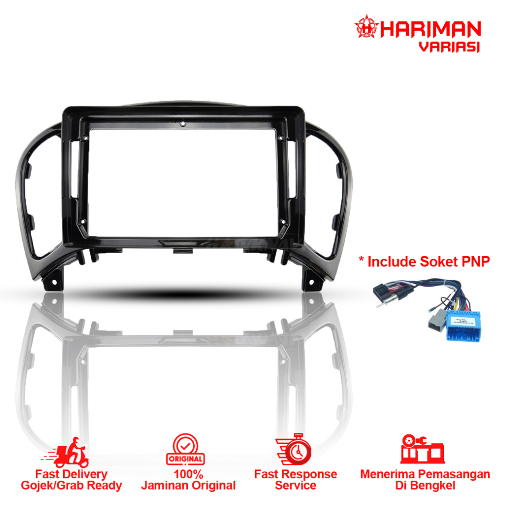 Jual FRAME HEAD UNIT NISSAN JUKE 2010-2016 9 INCH + SOKET PNP | Shopee ...
