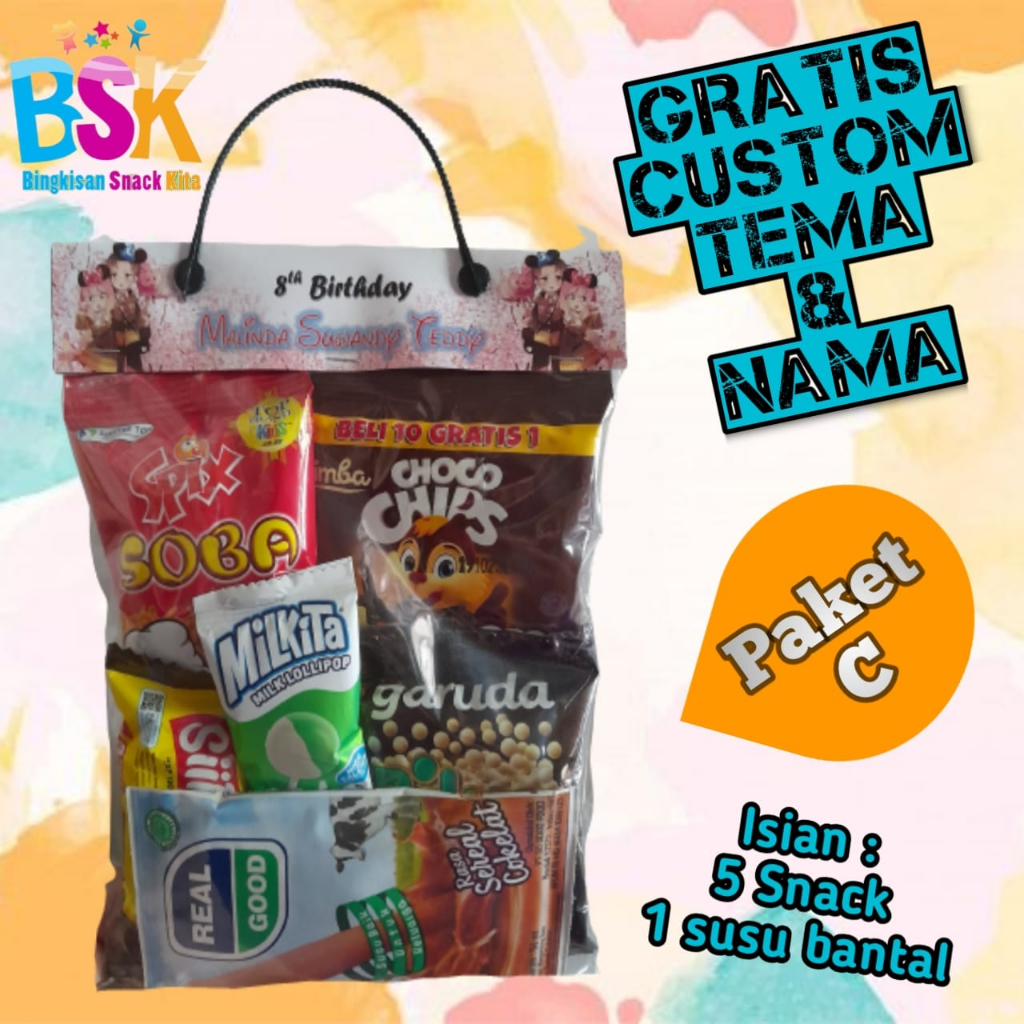 Jual Paket Ulang Tahun Anak Hampers Ultah Goodybag Ultah/ Bingkisan ...