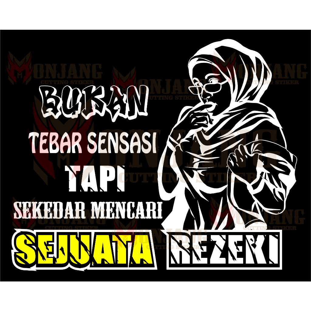 Jual Stiker mobil stiker motor stiker kaca stiker body cocok untuk ...