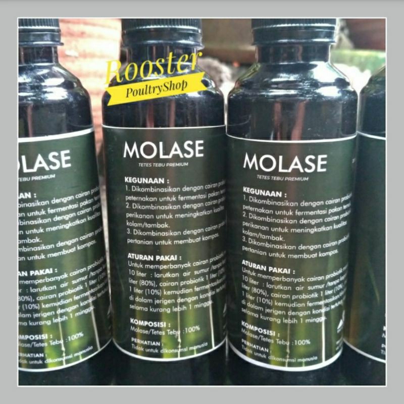 Jual Molase Tetes Tebu Premium Murni 250 ml Fermentasi Pakan Ternak ...