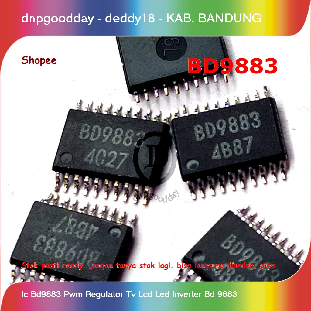 Jual Ic Bd9883 Pwm Regulator Tv Lcd Led Inverter Bd 9883 | Shopee Indonesia