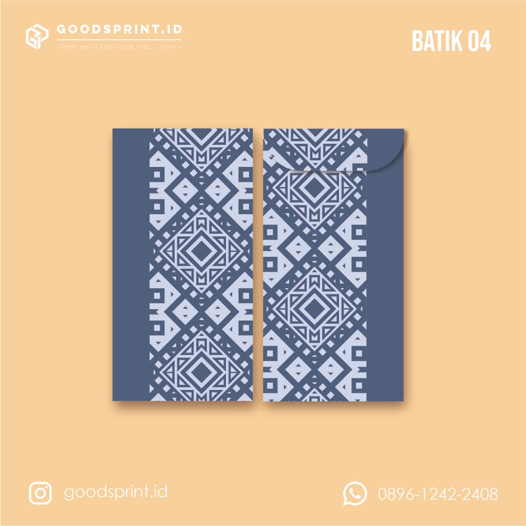 Jual 6 Pcs Angpao Wedding Amplop Kondangan Motif Batik Angpao Panjang ...