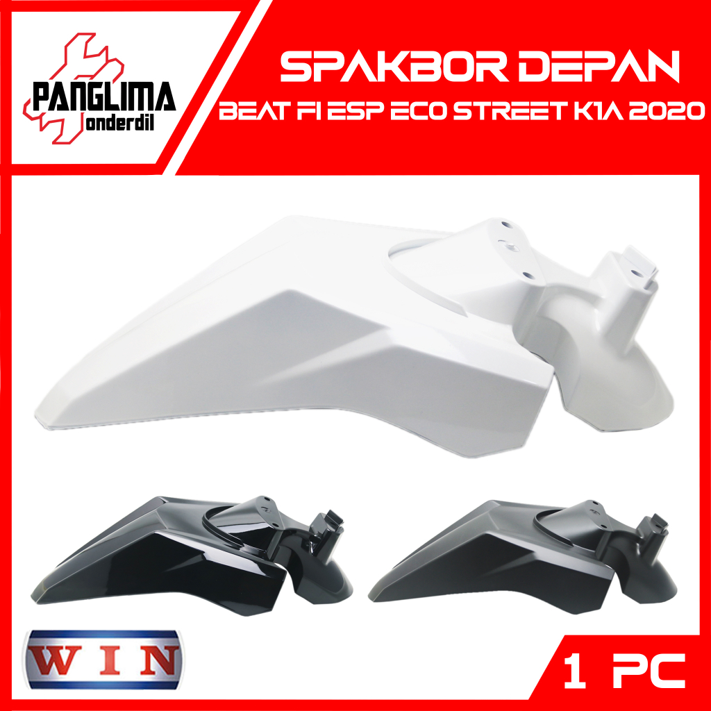 Jual Spakbor Depan Beat New LED eSP 2020 & Beat Street New K1A Hitam ...