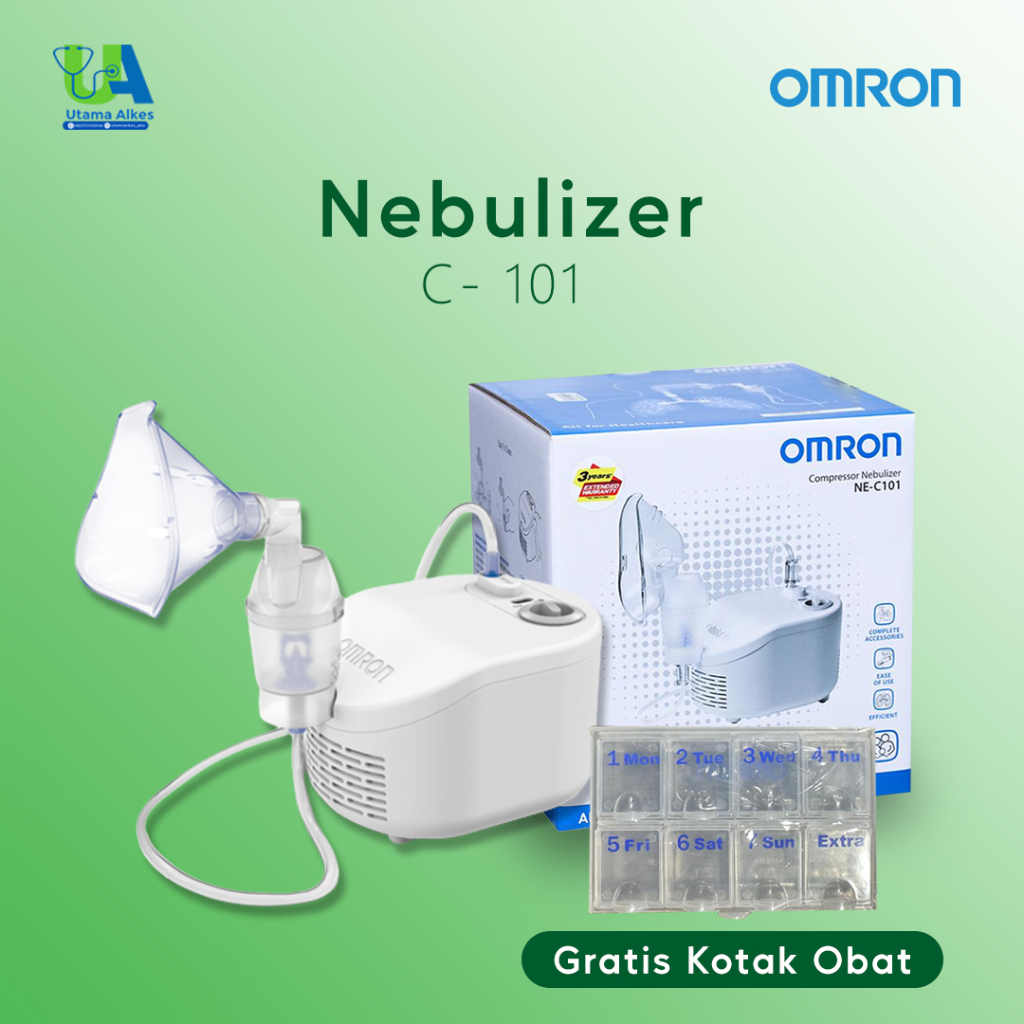 Jual OMRON NEBULIZER NE C101 | ALAT UAP | DEWASA,ANAK,BAYI | Shopee ...