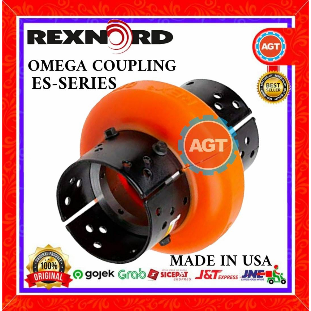 Jual OMEGA COUPLING ES-40 SPACER RUBBER ONLY WITHOUT HUB REXNORD ...