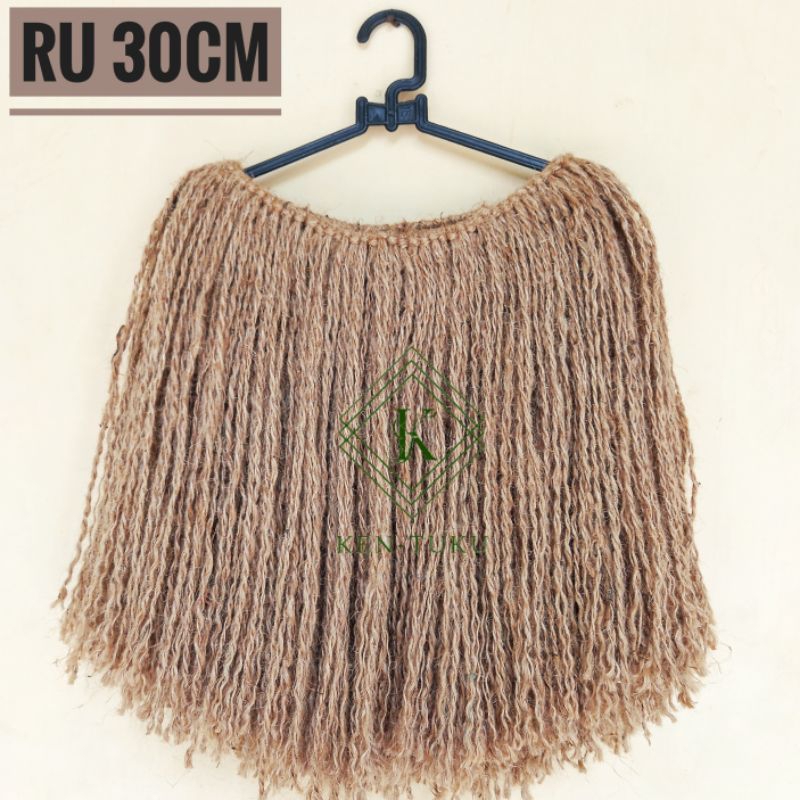 Jual Rok Rumbai Goni Papua urai size anak 30cm dance kostum tari ...