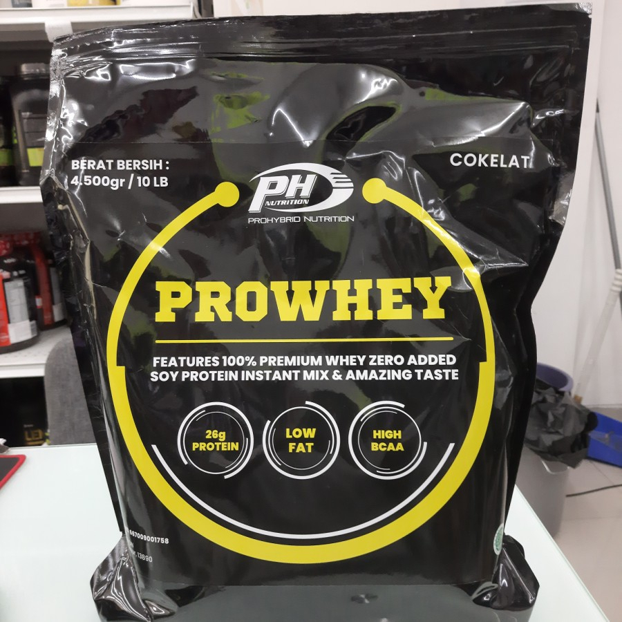 Jual Ph Nutrition Prohybrid Prowhey pro Whey Protein Isolate 10 Lbs ...
