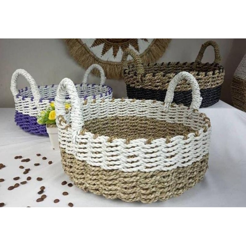 Jual Keranjang Anyaman Tempat Aqua Gelas Botol / Keranjang Toples ...