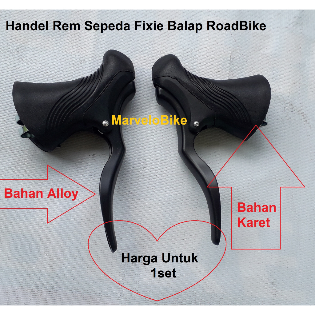 Jual Brake Lever Alloy Handle Rem Handel Rem Sepeda Fixie Balap ...
