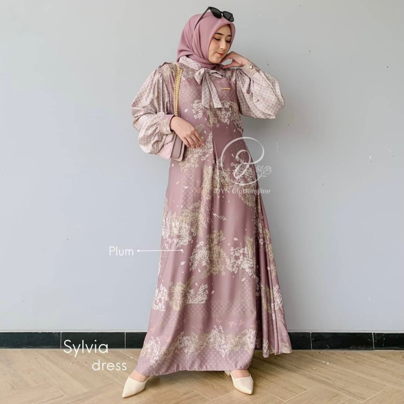 Jual DYN Clothingline Sylvia Dress A & B| Dress Wanita Premium - Gamis ...