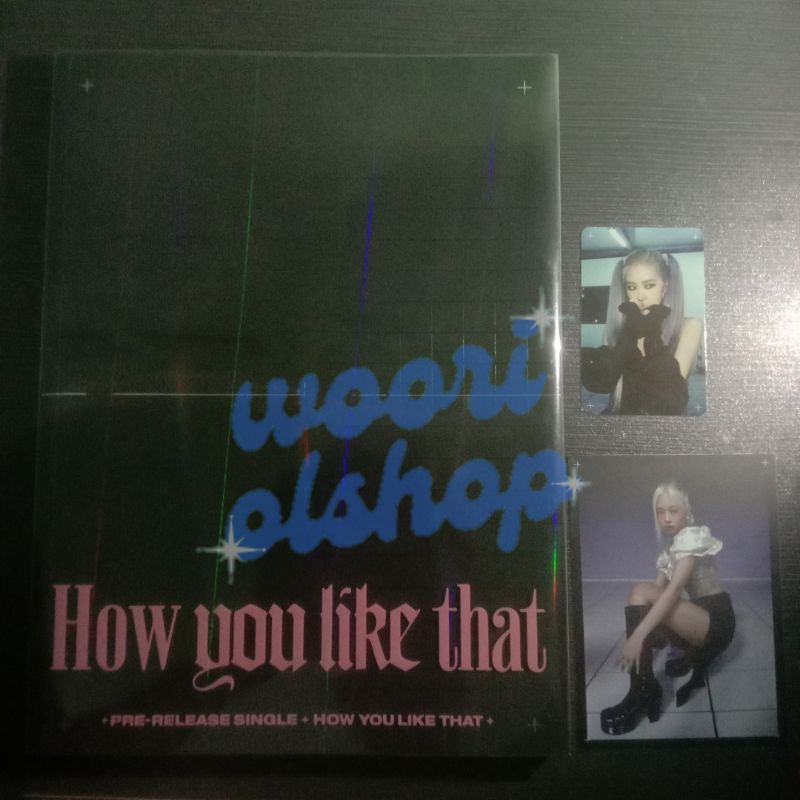 Jual sharing blackpink how you like that , album only, pc rose ...