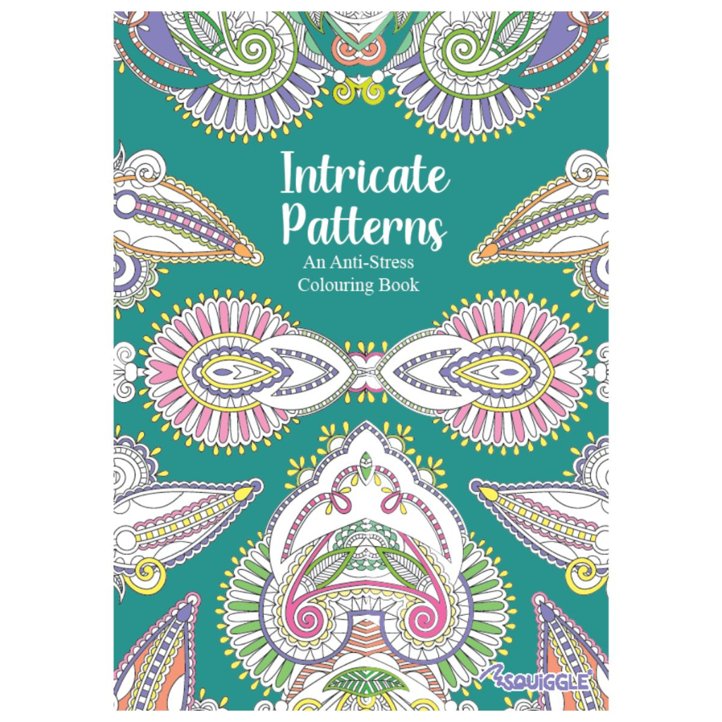 Jual [Squiggle] UK Intricate Patterns Adult Colouring Book (Buku ...