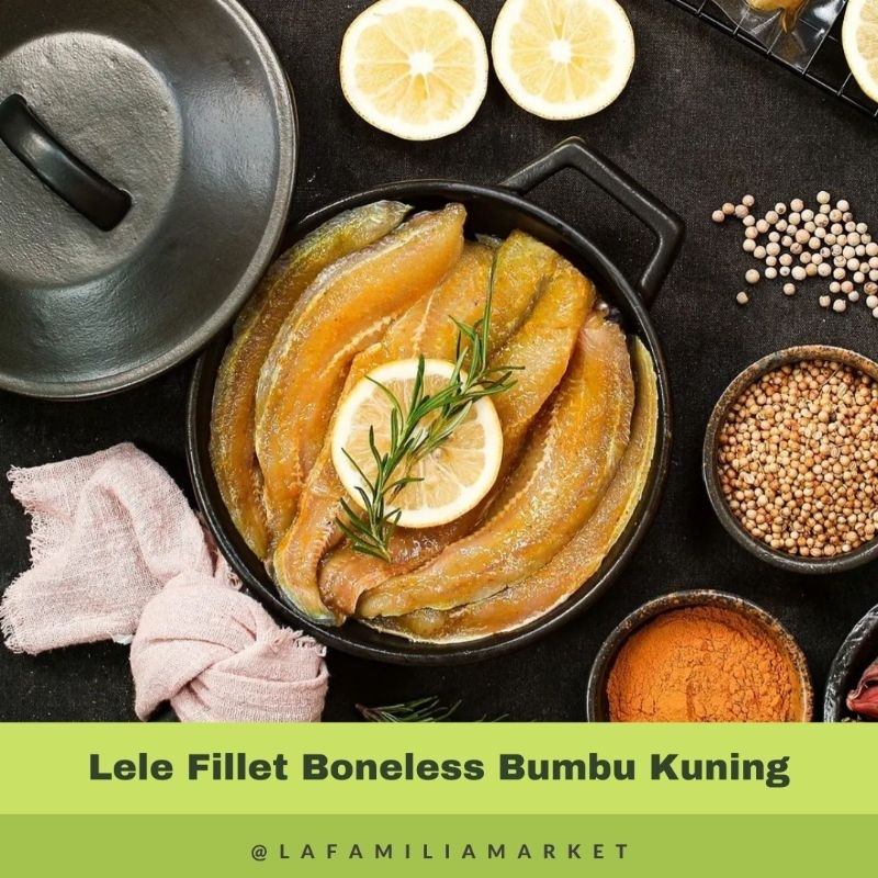 Jual Lele Fillet Bumbu Kuning Siap Goreng Isi 8 Slice / Non MSG / Tanpa ...