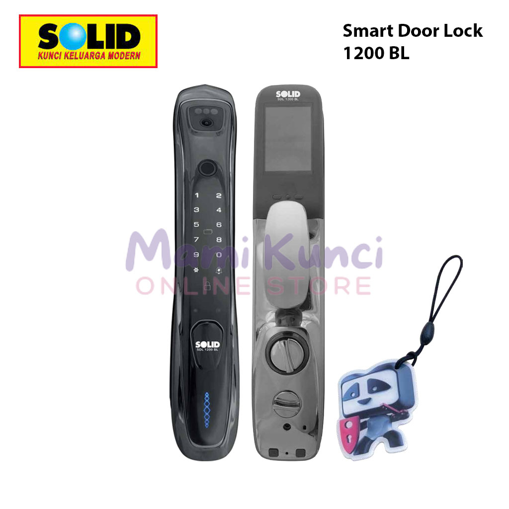 Jual Smart Door Lock Solid SDL-1200 BL | Shopee Indonesia