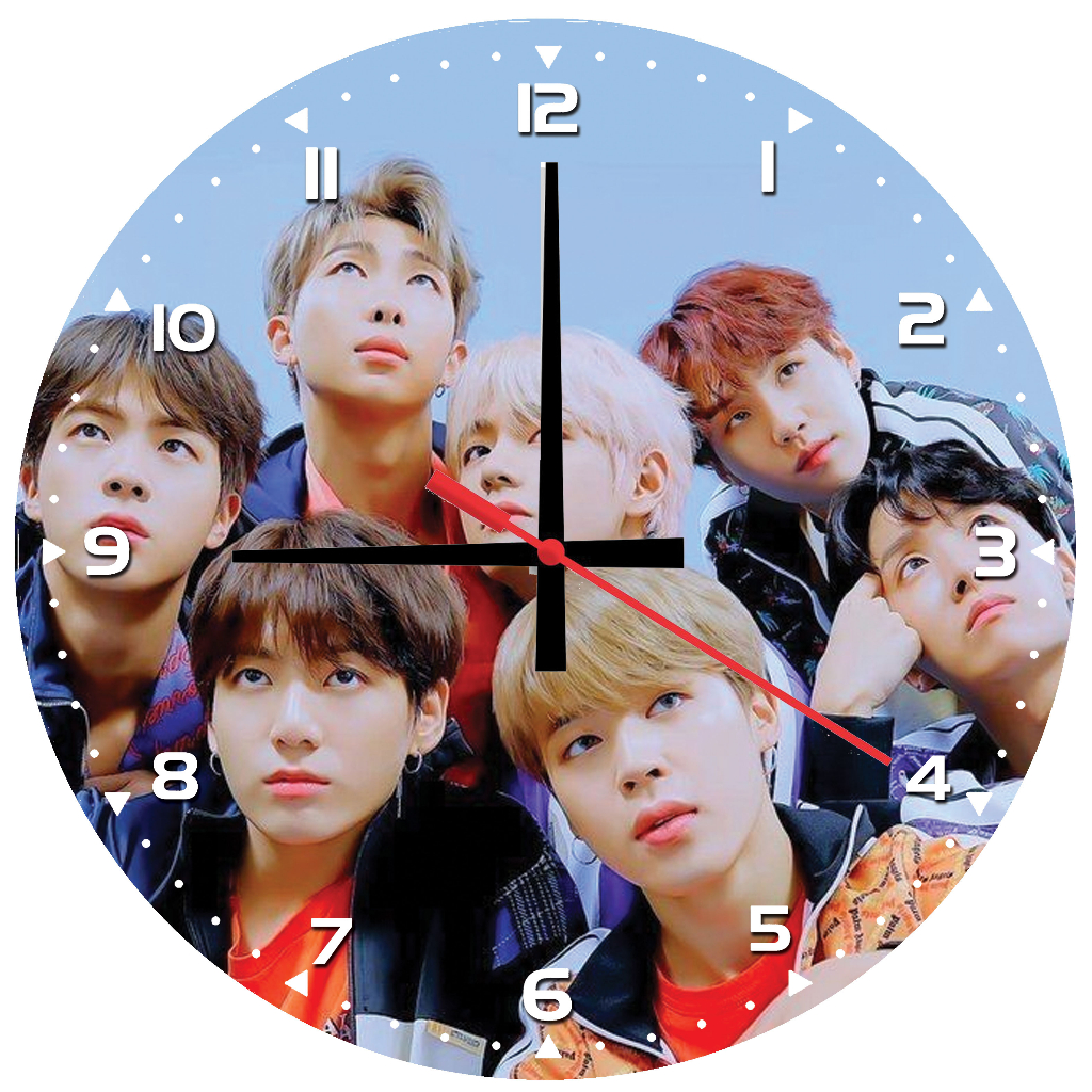 Jual JAM DINDING BTS /JAM DINDING VIRAL /JAM DINDING MURAH /JAM DINDING ...