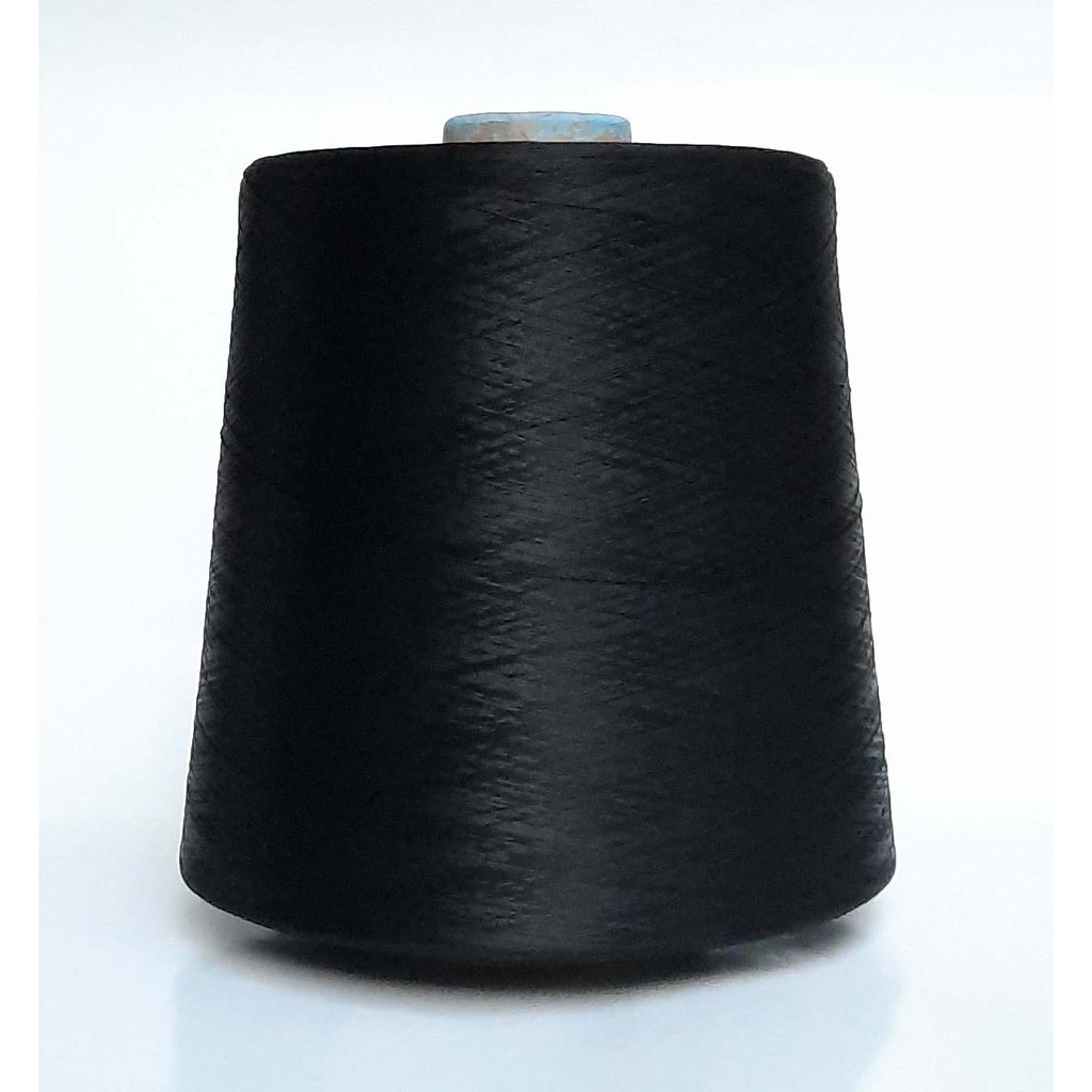 Jual Benang Polyester Obras Hitam Harga Perkilo / kg | Shopee Indonesia
