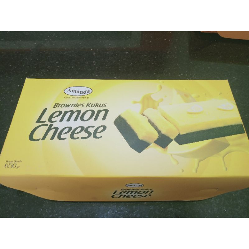 Jual Brownies Amanda Lemon Cheese ( New Product 2023 ) | Shopee Indonesia