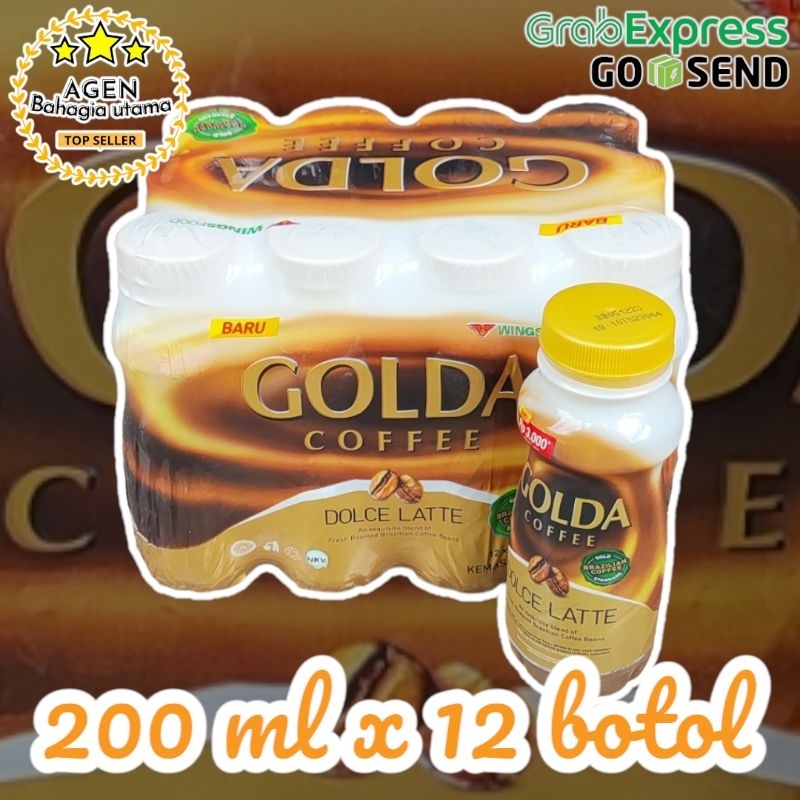 Jual Kopi golda | Golda coffe 200ML 1 karton (12 botol) | Shopee Indonesia