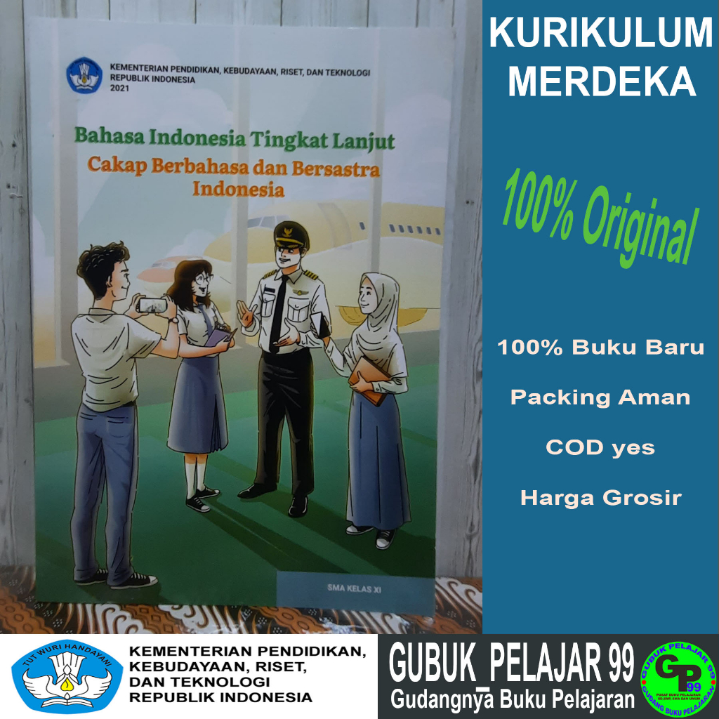 Jual Buku Paket Siswa Bahasa Indonesia Tingkat Lanjut (Cakap Berbahasa dan Bersastra Indonesia ...