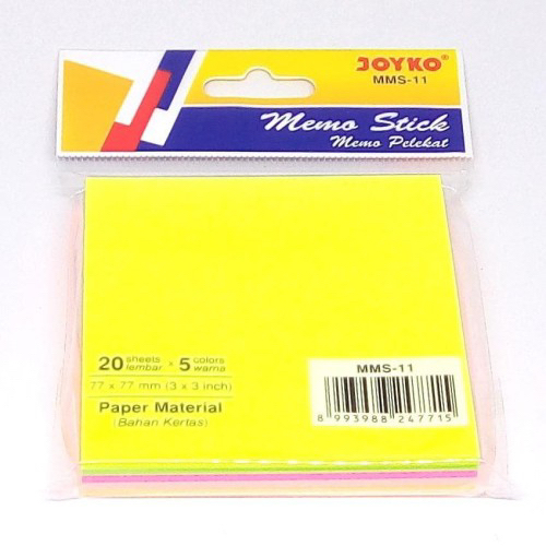 Jual Sticky Note JOYKO MMS-11 Memo Stick Notes | Shopee Indonesia