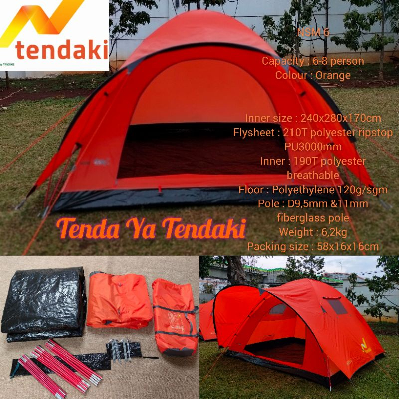 Jual Tendaki NSM 6 Great Outdoor New Branding | Shopee Indonesia