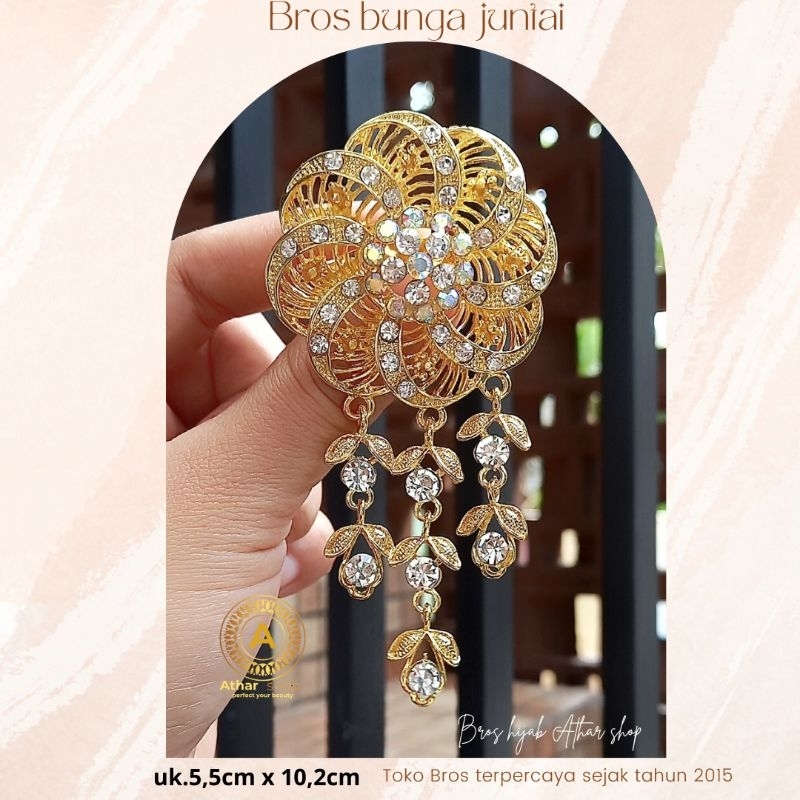 Jual Bros Kebaya Gold Emas Kutubaru 2 Dan 3 Susun Bross Pengantin ...