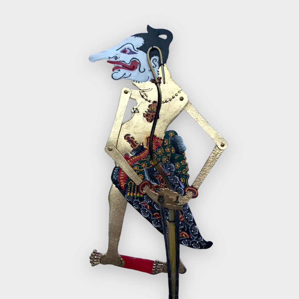 Jual Wayang Kulit Asli Petruk Kualitas Halus Ukuran 16 cm | Shopee ...