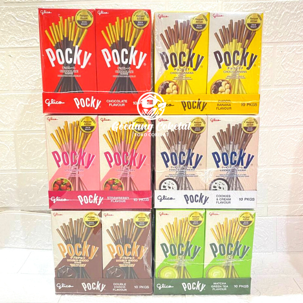 Jual Glico POCKY Snack Impor Halal / Biskuit Bersalut Coklat Rasa ...