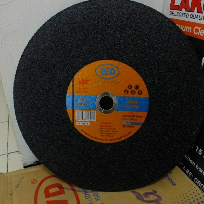 Jual Batu Potong Cut Off Wheel Cutting Wheel WD 14 Inch ASLI | Shopee ...