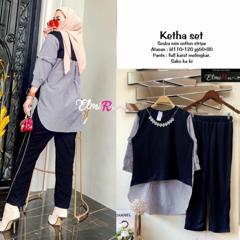 Jual Ketha Set by Elmira (stok tgl 26 Mei 2023) | Shopee Indonesia