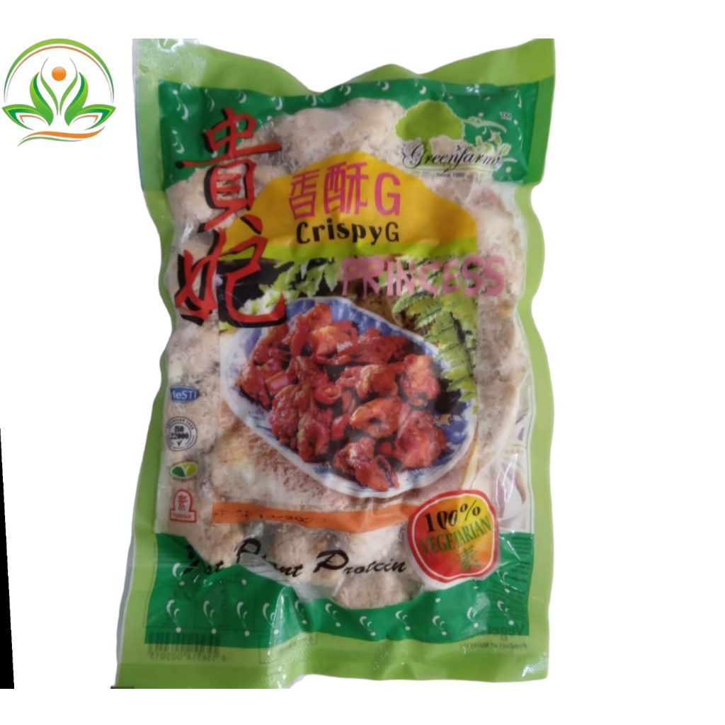 Jual Vegetarian Greenfarm Crispy G/ ayam crispy G vegetarian/ kui fei ...