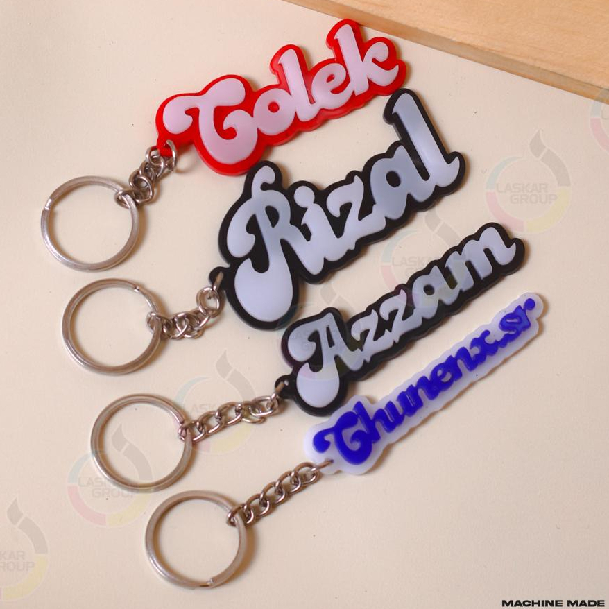 Jual ganci custom / ganci akrilik / gantungan kunci custom | Shopee ...