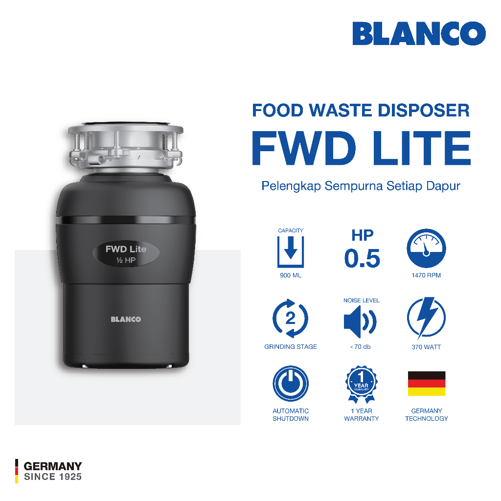 Jual BLANCO Food Waste Disposer LITE (FWD) | Shopee Indonesia