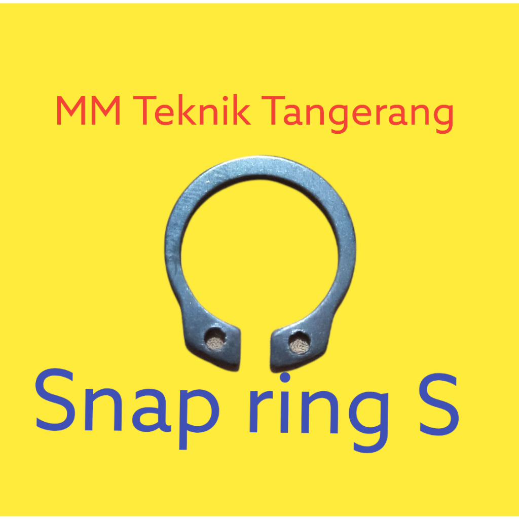 Jual Snapring S5 Snap ring Circlip External Retaining Tipe S 5 Penahan ...