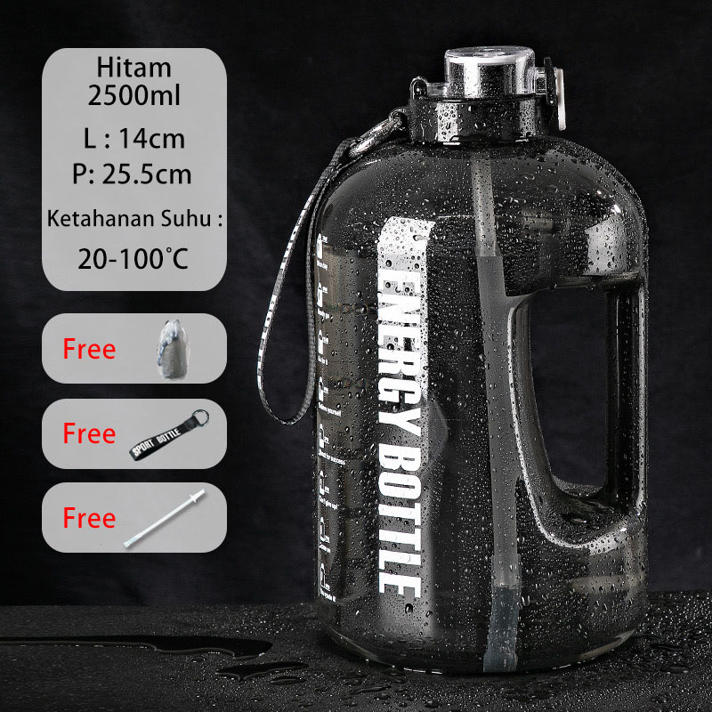 Jual Termos Olahraga Botol Minum Sport Water Bottle 2500ml | Shopee ...