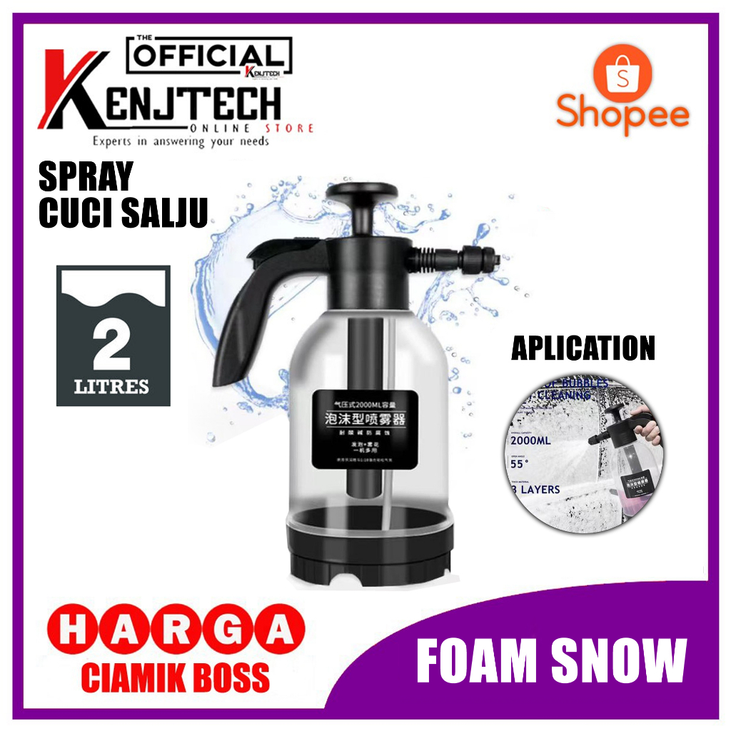 Jual snow foam foam lance spray cuci salju pompa alat semprot cuci ...