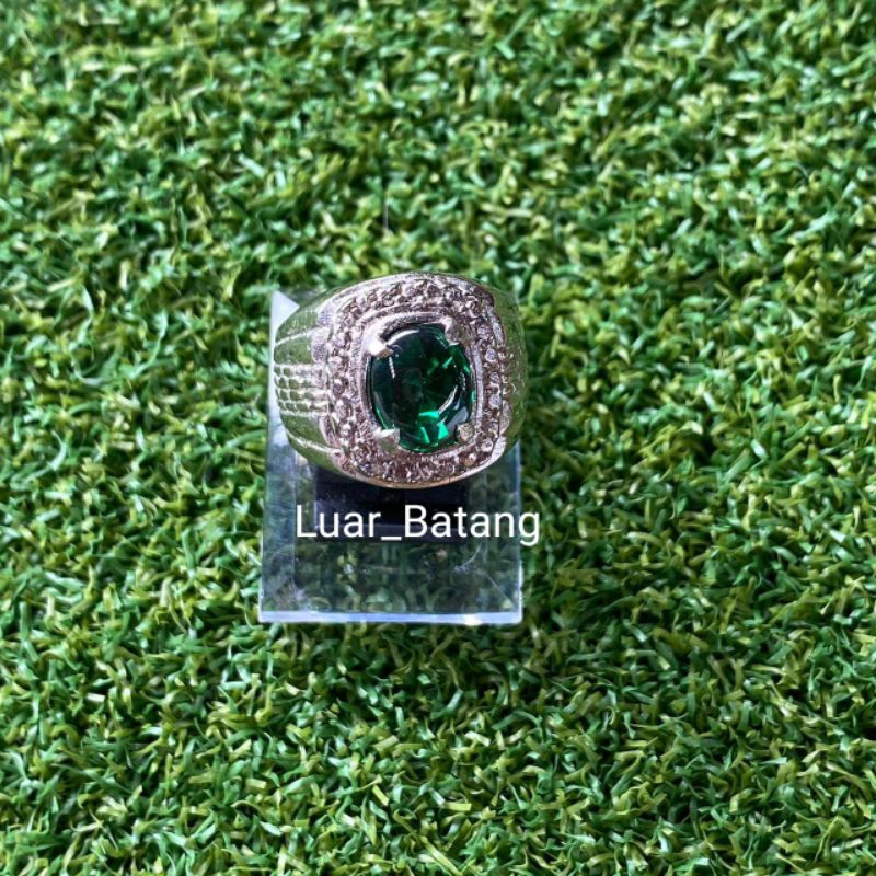 Jual cincin batu akik Aquamarine ring alpaca (S) | Shopee Indonesia