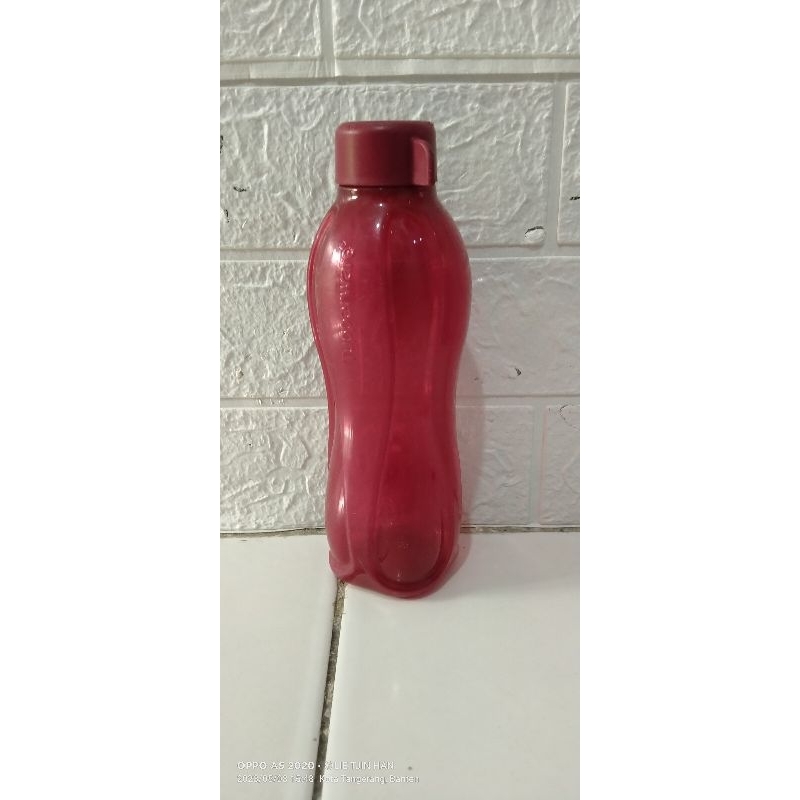 Jual ECO BOTOL MERAH MAROON 500ML TUPPERWARE SECOND ORI | Shopee Indonesia