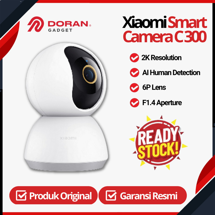 Jual Xiaomi Smart Camera C300 2K Ultra-clear 3MP AI Detect CCTV Xiaomi ...