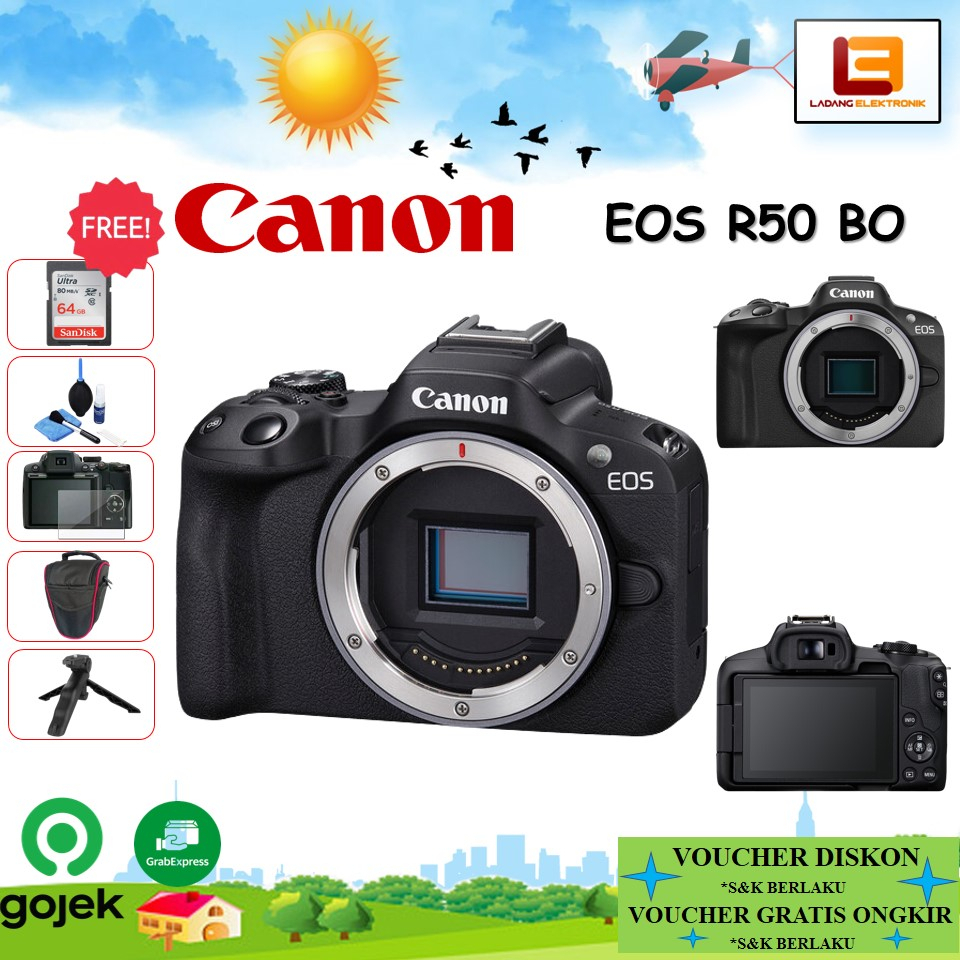 Jual Canon EOS R50 Body Only Mirrorless Camera Canon EOS R 50 - RESMI | Shopee Indonesia