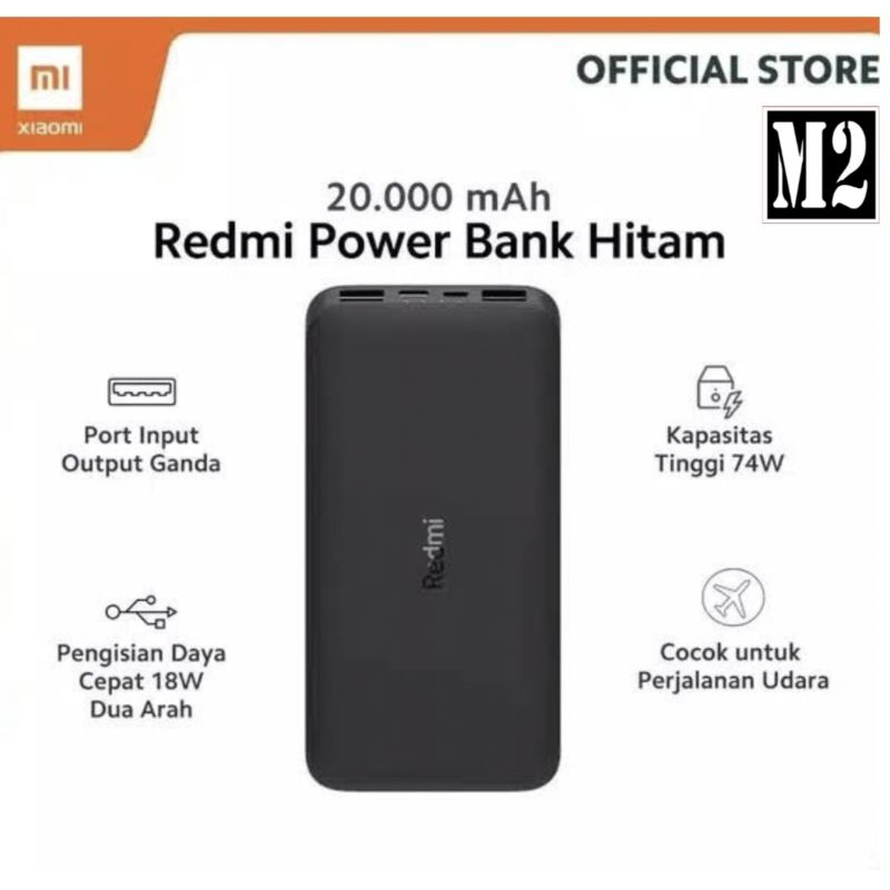 Jual PAWER BANK XIAOMI 20000mAh | Shopee Indonesia