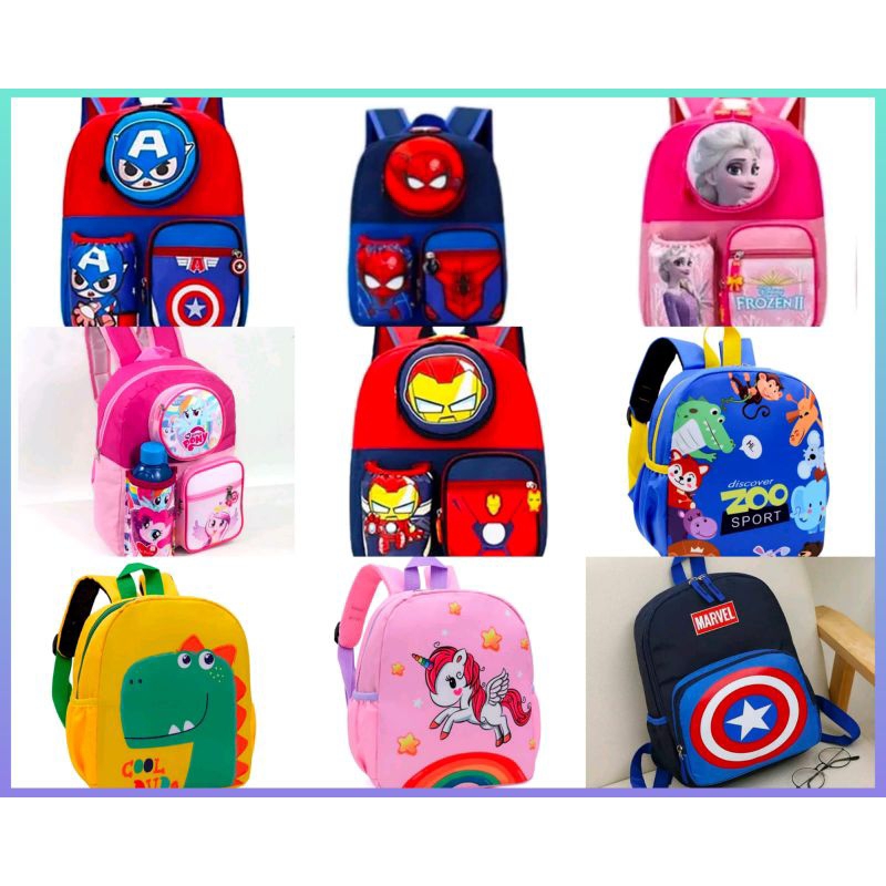 Jual Tas Ransel Anak Sekolah TK SD PAUD Motif Mobil Lucu Import/Tas Sekolah Anak Laki-laki TK ...