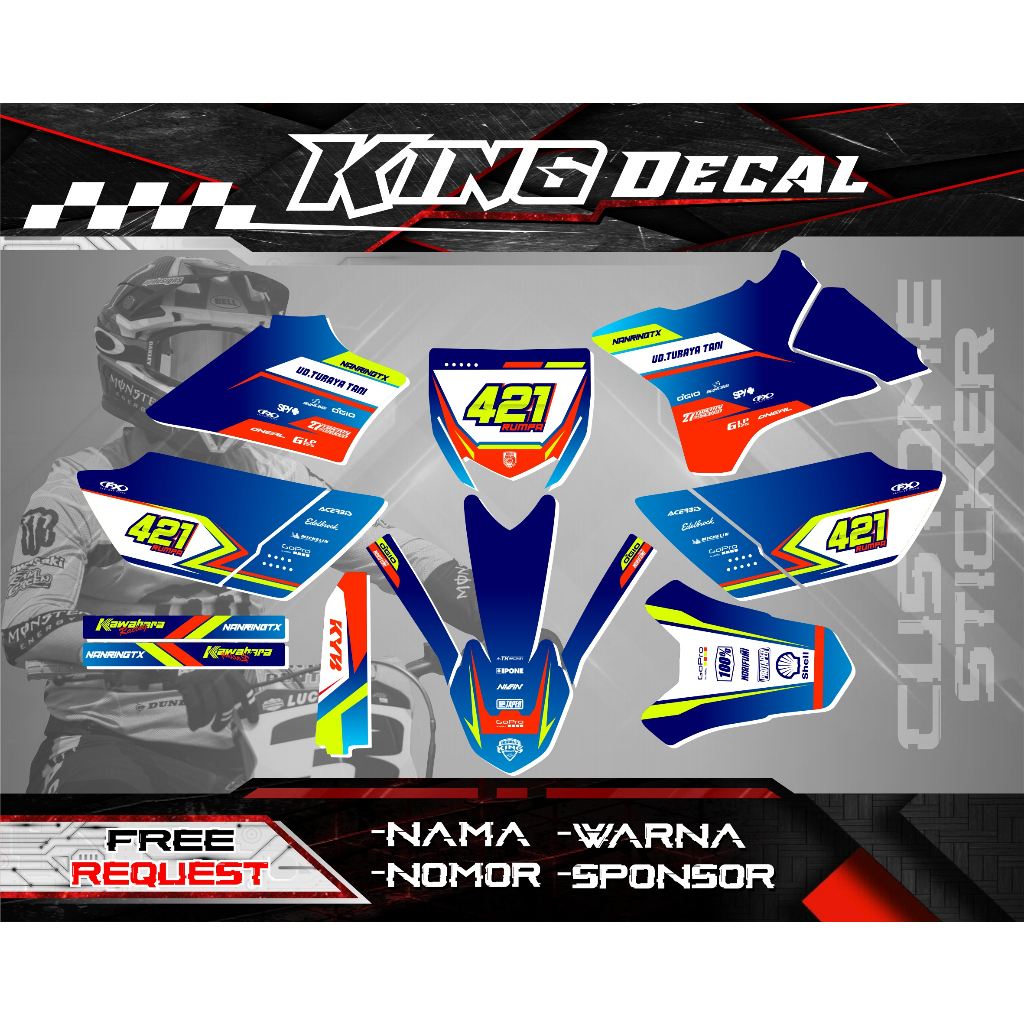 Jual STIKER YZ 85 NEW FULL BODY DECAL YZ 85 NEW FULL BODY CUSTOME ...