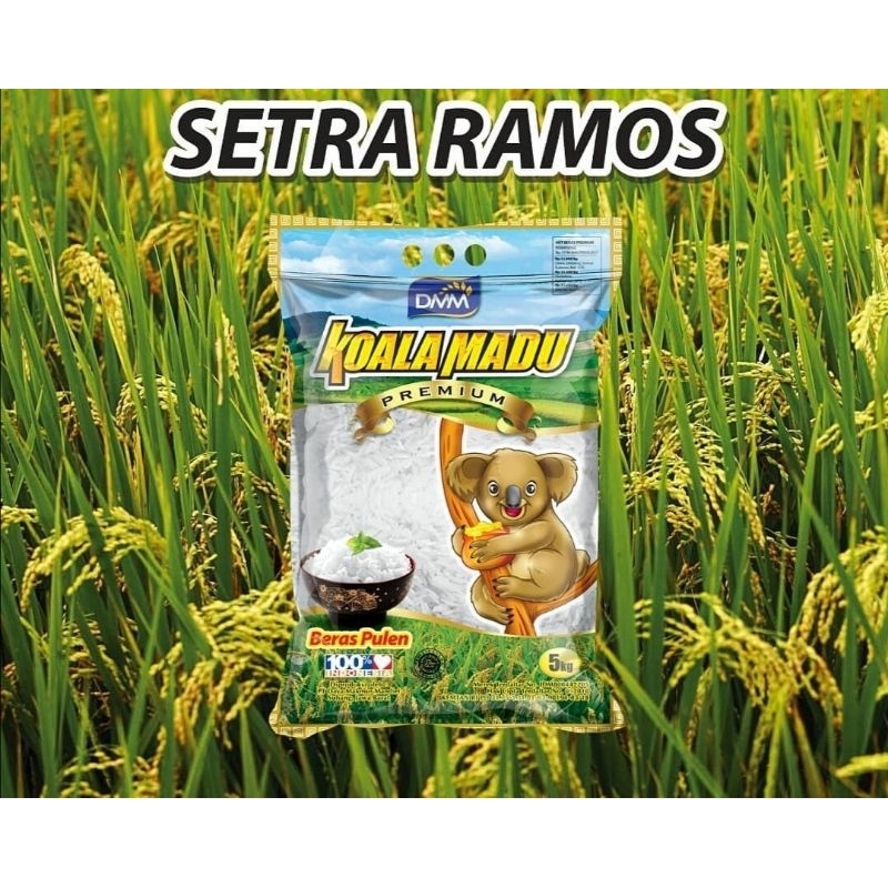 Jual Beras Koala Madu Setra Ramos 5 Kg | Shopee Indonesia