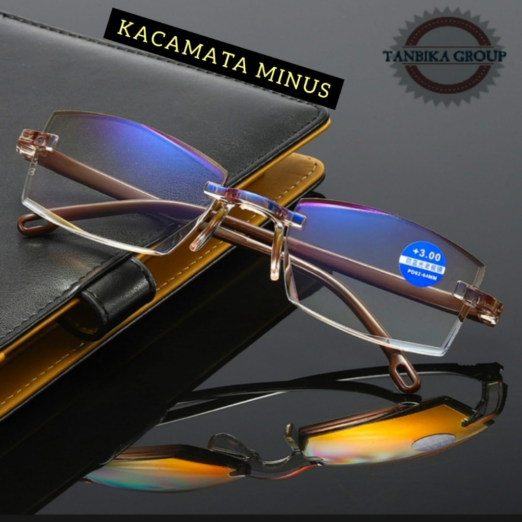 Jual Kacamata MINUS Rabun Jauh Antiradiasi terbaru -0.50 sd -400 Pria ...